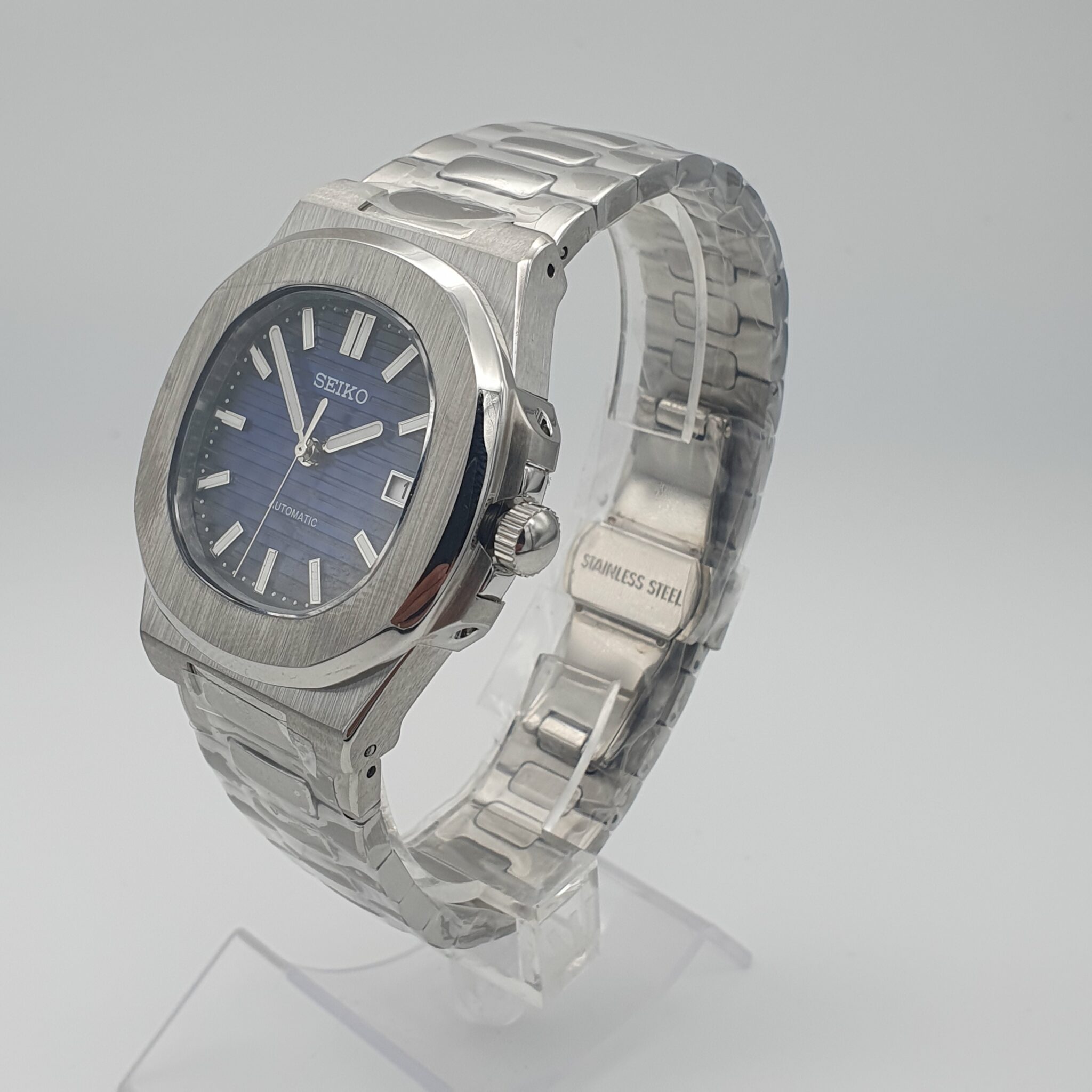 Seiko Mod GMT Watch ‘Coke’ Bezel Homage Style NH34 Automatic Divers Watch