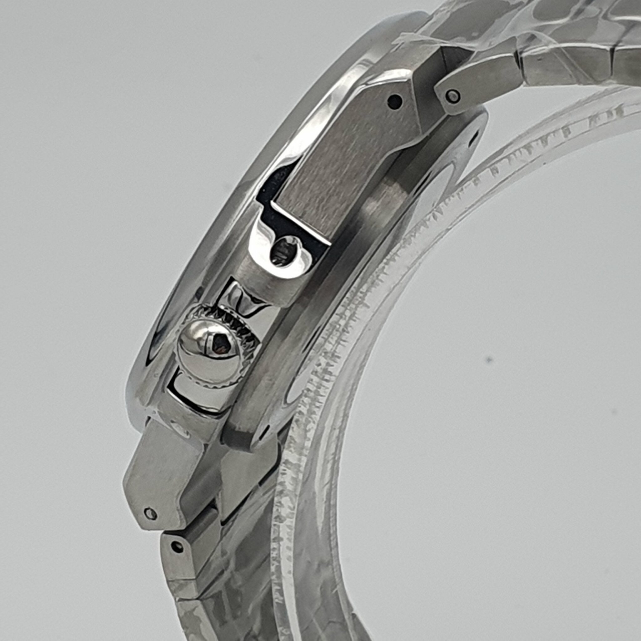 Seiko Mod Watch Nautilus Homage Seikonaut NH35 Navy Blue Dial Hand Made ...